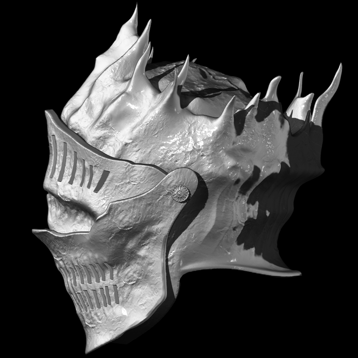 3D Printable SOUL OF CINDER HELMET - FIRELINK HELM - LIFESIZE FAN MODEL ...