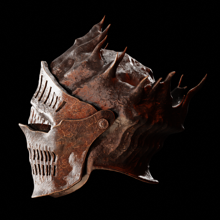 3D Printable SOUL OF CINDER HELMET - FIRELINK HELM - LIFESIZE FAN MODEL ...