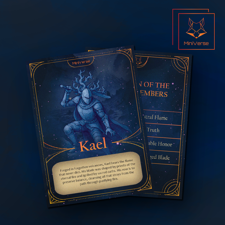 3D Printable Kael – Guardian of the Eternal Embers FULL BODY + LORE ...