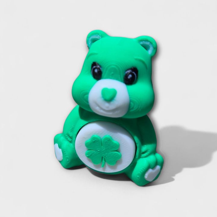 3D Printable Care Bear Clicker Fidget Keychains by Jambaby Designs