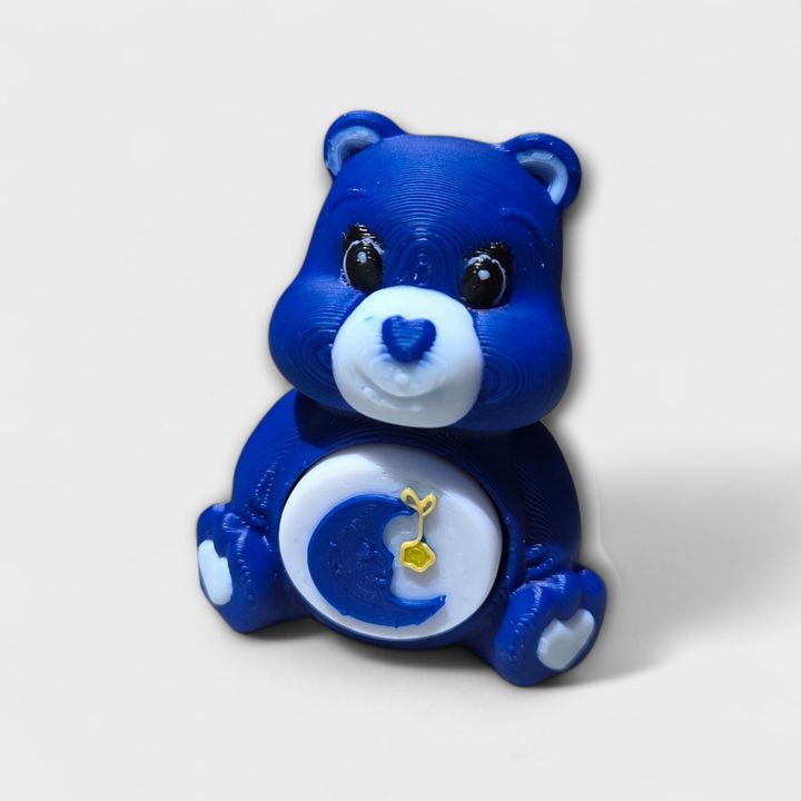 3D Printable Care Bear Clicker Fidget Keychains by Jambaby Designs