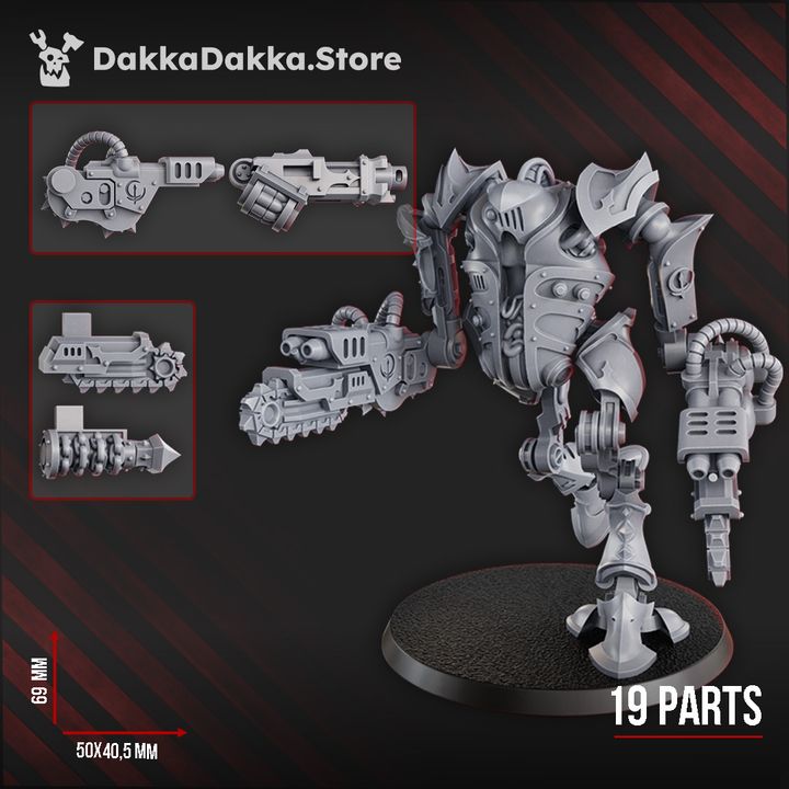 3D Printable Bonebreak Machine (Gomorrah Idolaters) by dakkadakka.store