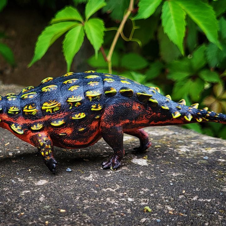 3D Printable Ankylosaurus - 1/35 Scale Figure by MagniModels