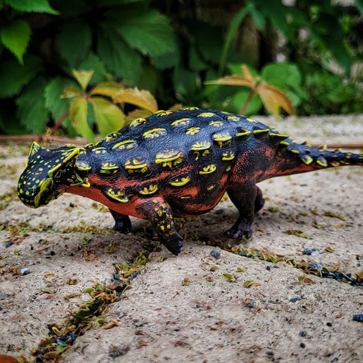 3D Printable Ankylosaurus - 1/35 Scale Figure by MagniModels