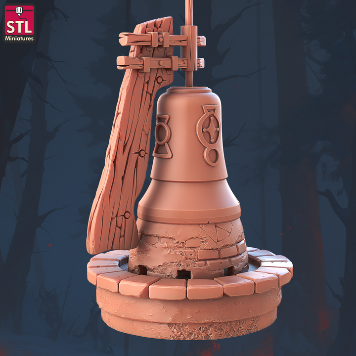 3D Printable Bell Maker Bell Foundry by STL Miniatures