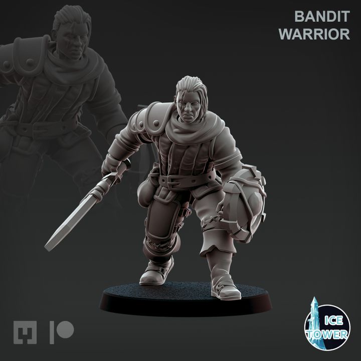 3D Printable Bandit warrior 1 by Ice Tower