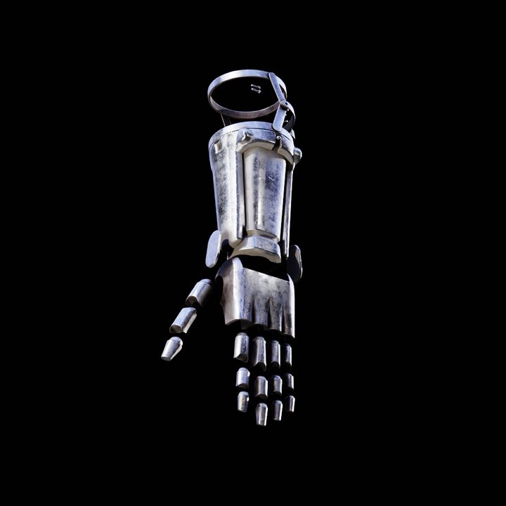 3D Printable BERSERK GUTS METAL Arm Replica Life-Size - Black Swordsman ...