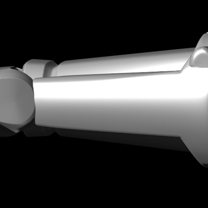 3D Printable BERSERK GUTS METAL Arm Replica Life-Size - Black Swordsman ...