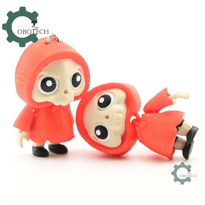 3D Printable Cobotech Spooky Halloween Hoodie Skeleton Articulated ...