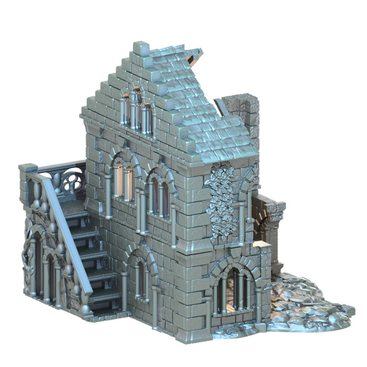 3D Printable The Shattered Abode Of The Silent Guardian - Stoneheim by ...