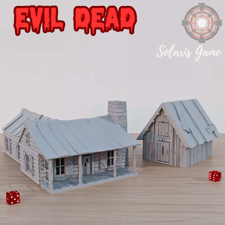 3D Printable Evil Dead (+Shed) by Solaris Game Studio