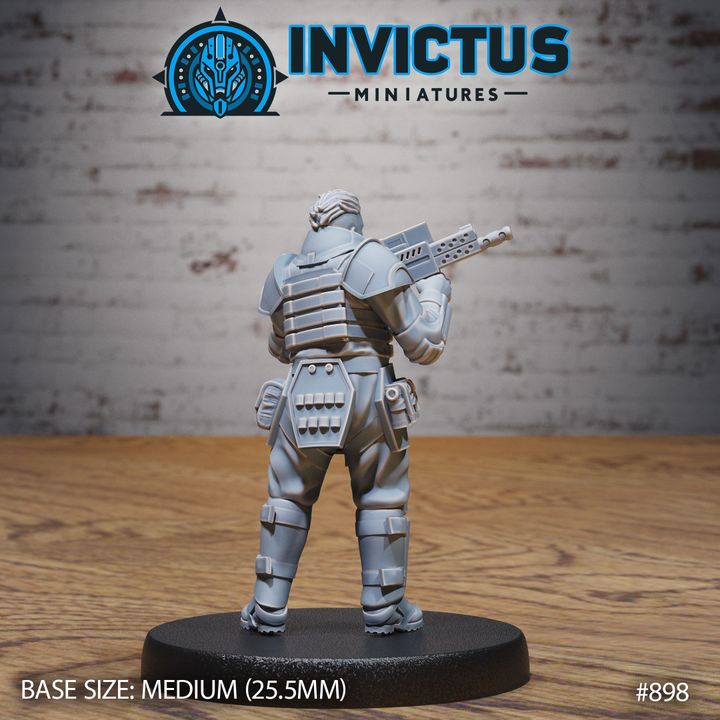 3D Printable Iron Wolves Set C / Space Warrior / Galactic Trooper ...