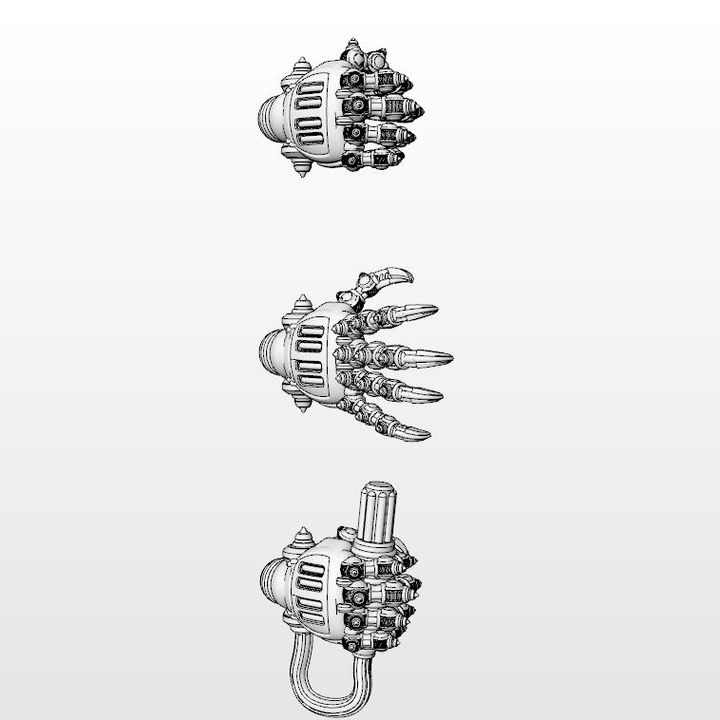 3D Printable Project Dark Quixote-28mm Modular Nightmare Mech by John ...