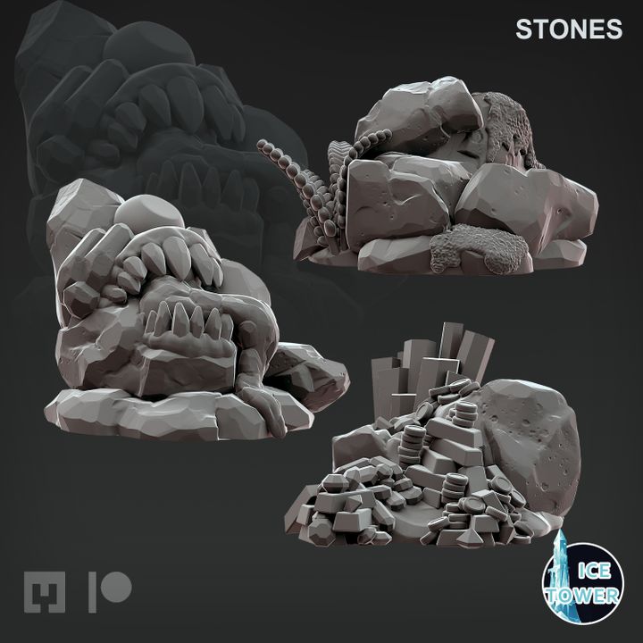 3D Printable Stone - Mimic by Ice Tower