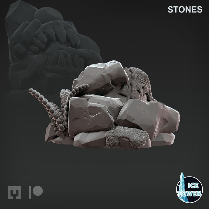 3D Printable Stone - Mimic by Ice Tower