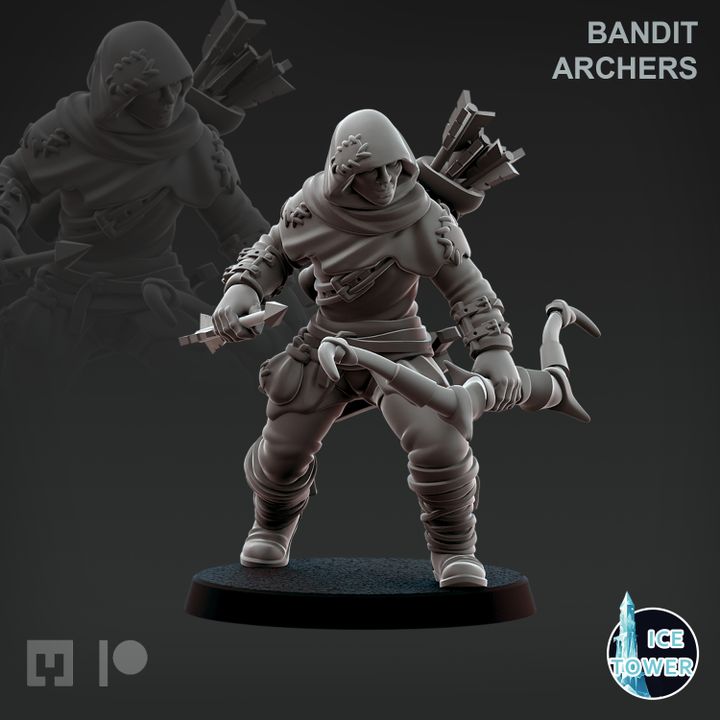 3D Printable Bandit - Full Band by Ice Tower