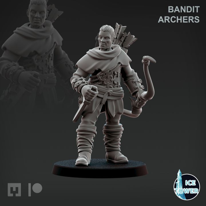 3D Printable Bandit - Full Band by Ice Tower
