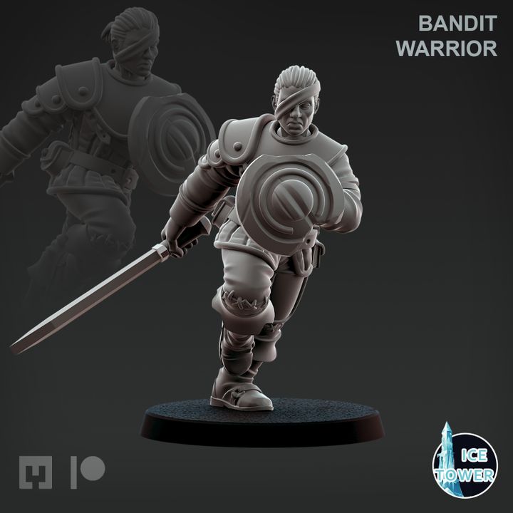 3D Printable Bandit - Full Band by Ice Tower