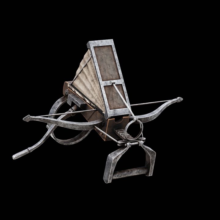 3D Printable BERSERK REPEATED CROSSBOW Cosplay Replica of Guts Gear STL ...