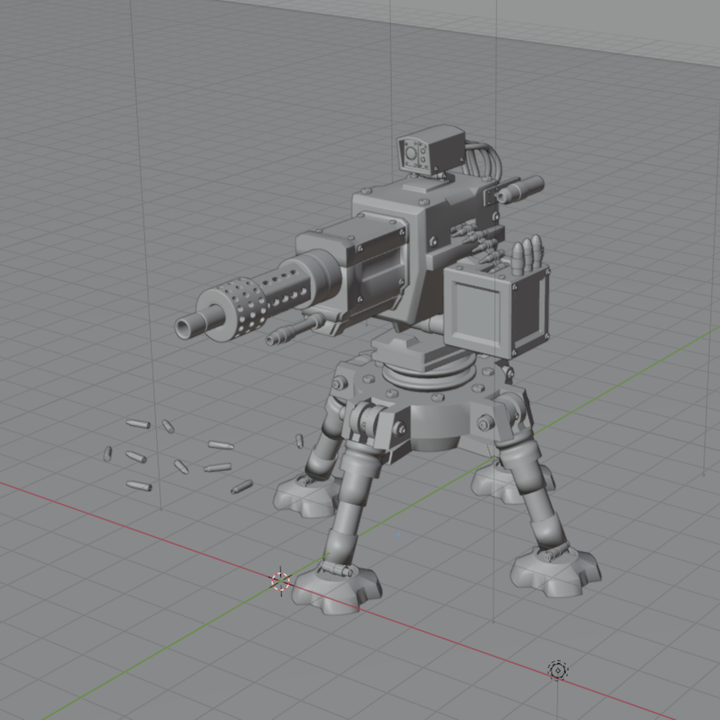 3D Printable Automatic turret by oz tzemach