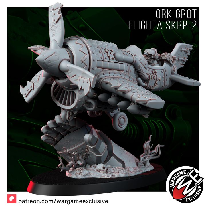 3D Printable ORK GROT FLIGHTA SKRP-2 by Wargame Exclusive