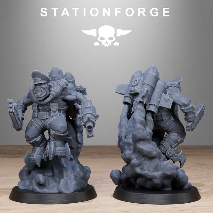 3D Printable Orkaz Flyers by Station Forge