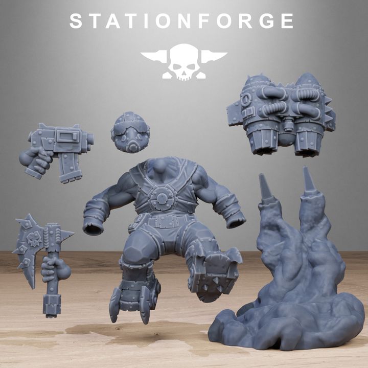 3D Printable Orkaz Flyers by Station Forge