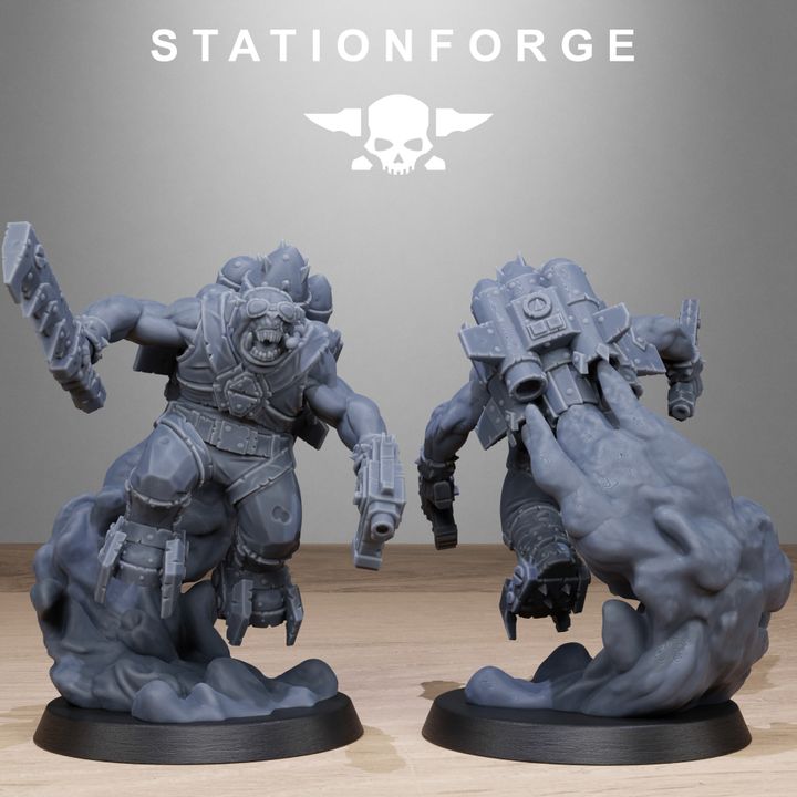 3D Printable Orkaz Flyers by Station Forge