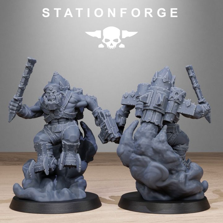 3D Printable Orkaz Flyers by Station Forge