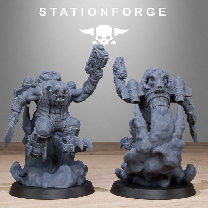 3D Printable Orkaz Flyers by Station Forge