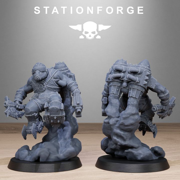 3D Printable Orkaz Flyers by Station Forge
