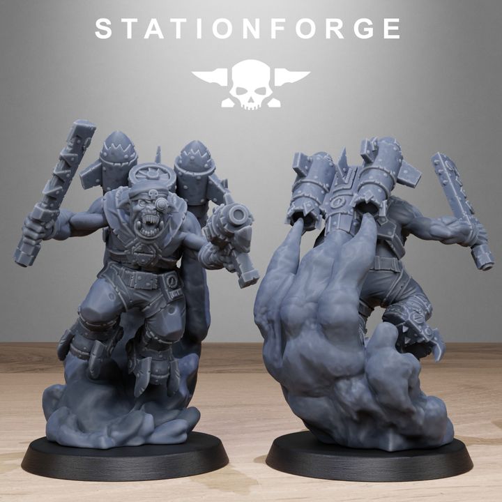 3D Printable Orkaz Flyers by Station Forge
