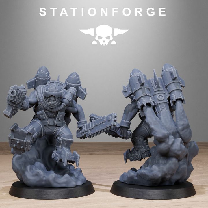 3D Printable Orkaz Flyers by Station Forge