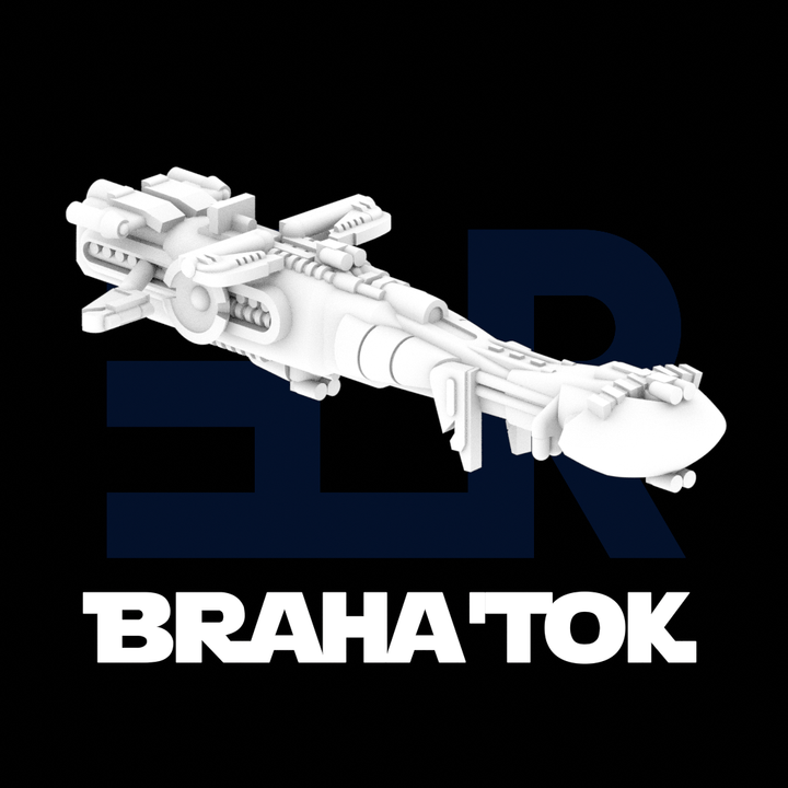 3D Printable Braha'Tok (Armada) by ELR Minis