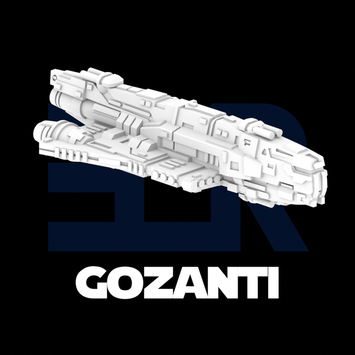 3D Printable Mando Gozanti (Armada) by ELR Minis