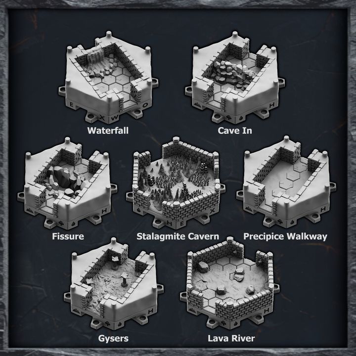 3D Printable Natural Traps Set by Hexworld