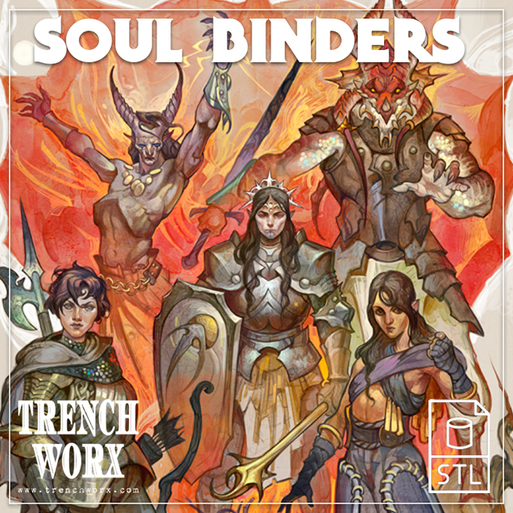 3D Printable Soul Binders by Trenchworx LLC