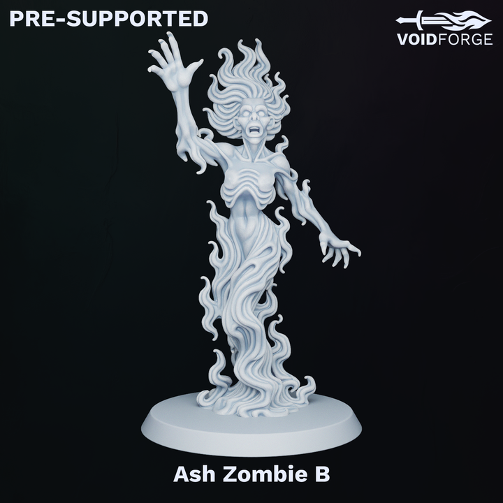 3D Printable Ash Zombie B by Voidforge