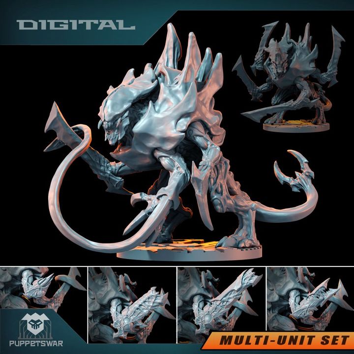 3D Printable Bug Overlord by Puppetswar Miniatures