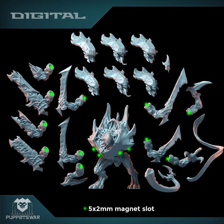 3D Printable Bug Overlord by Puppetswar Miniatures