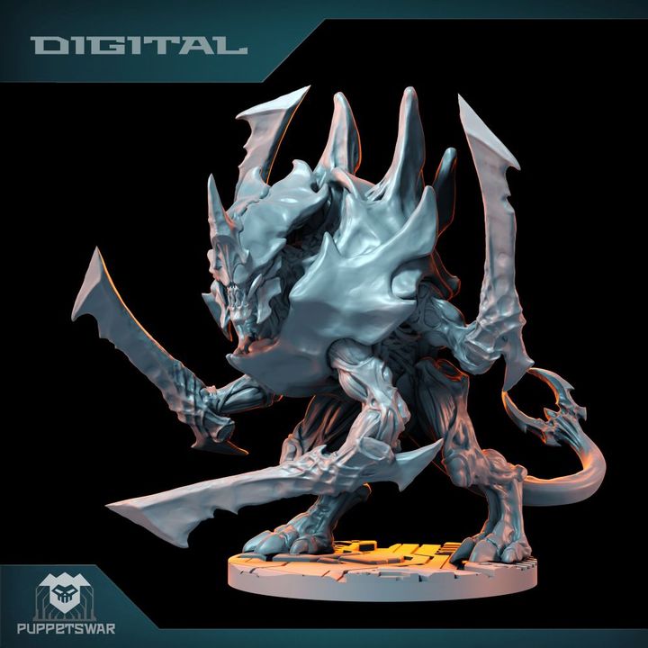 3D Printable Bug Overlord by Puppetswar Miniatures