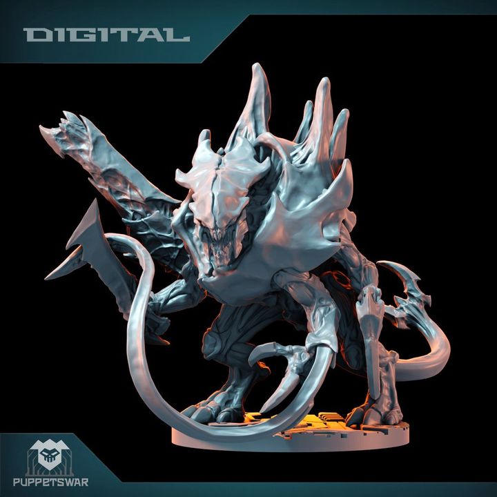 3D Printable Bug Overlord by Puppetswar Miniatures