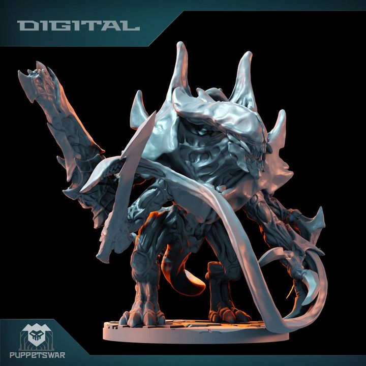 3D Printable Bug Overlord by Puppetswar Miniatures