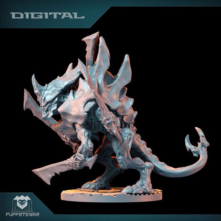 3D Printable Bug Overlord by Puppetswar Miniatures