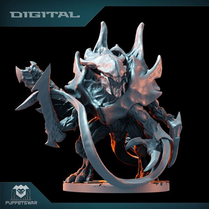 3D Printable Bug Overlord by Puppetswar Miniatures