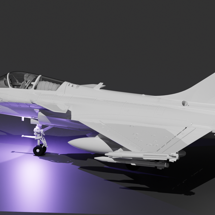 3D Printable French Dassault Rafale M Naval Fighter by The Military ...
