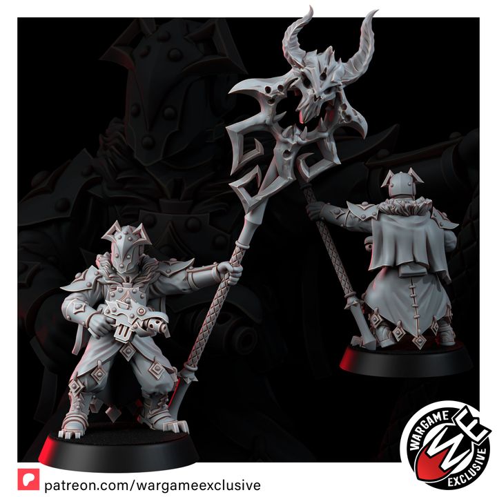 3D Printable GUARDSMAN OF CHANGED WAY COMMAND SQUAD by Wargame Exclusive