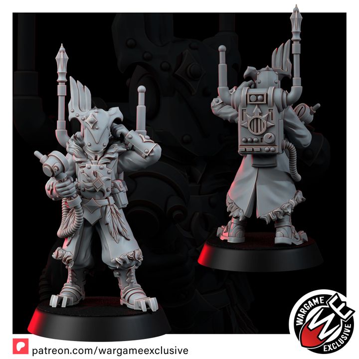 3D Printable GUARDSMAN OF CHANGED WAY COMMAND SQUAD by Wargame Exclusive