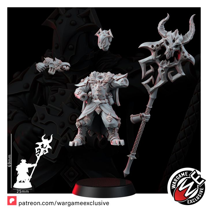 3D Printable GUARDSMAN OF CHANGED WAY COMMAND SQUAD by Wargame Exclusive