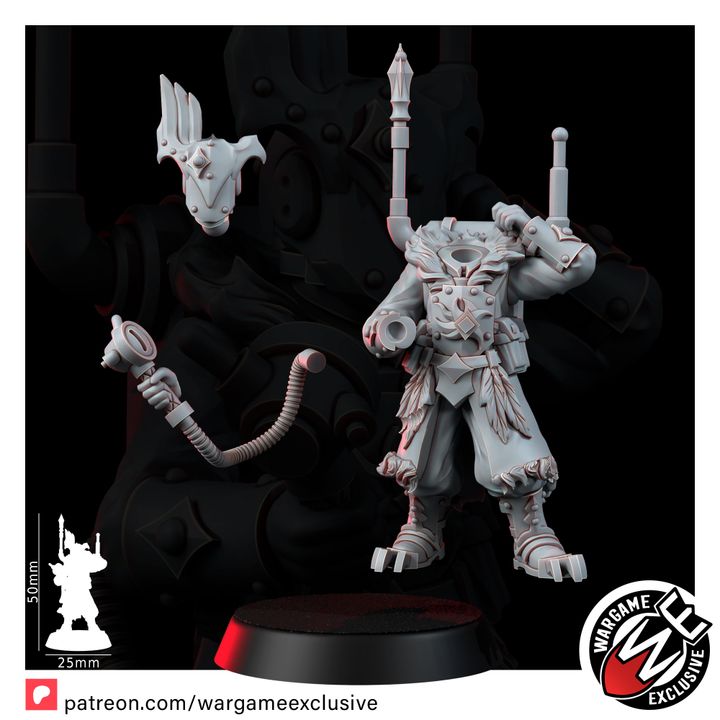 3D Printable GUARDSMAN OF CHANGED WAY COMMAND SQUAD by Wargame Exclusive